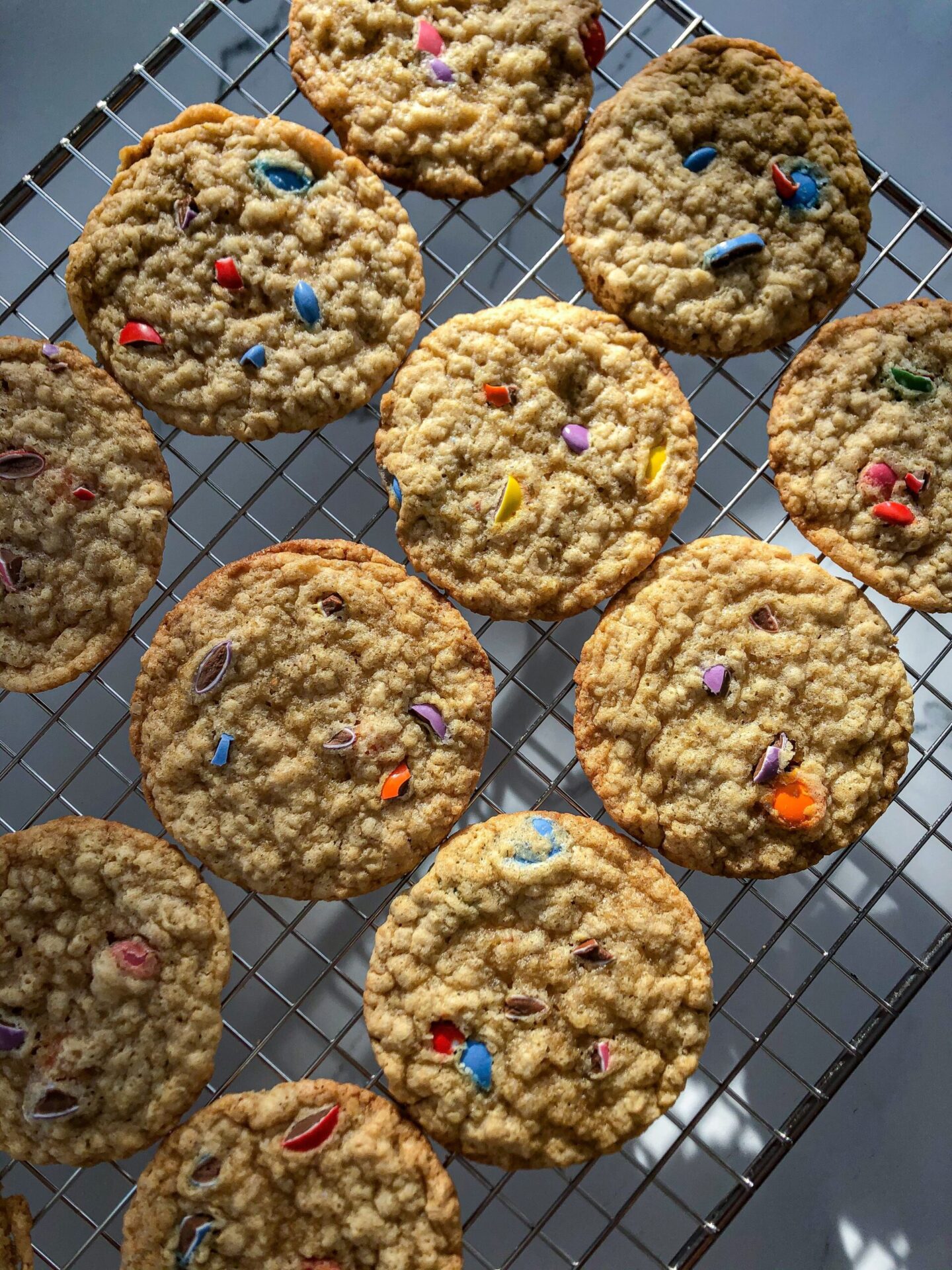 Easy Smarties Cookies